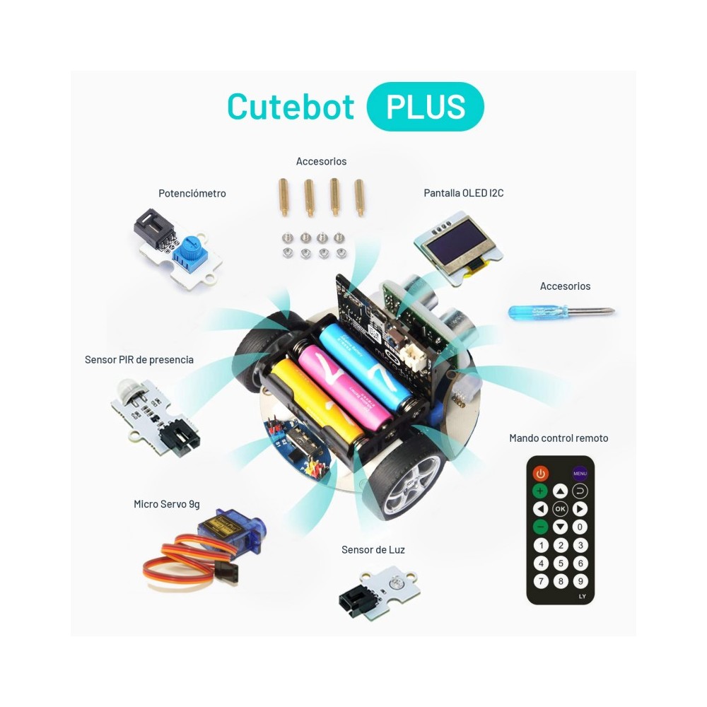 Dale movimiento a tu MICRO:BIT con Cutebot