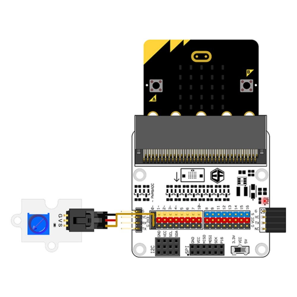 Potenciómetro para micro:bit y arduino